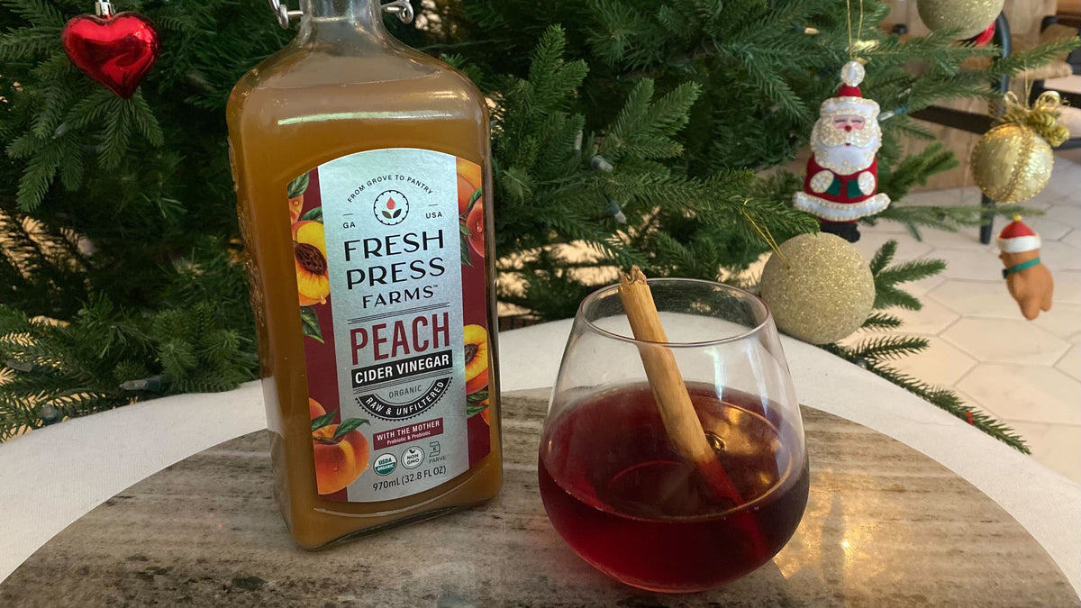 Winter Peach Cider Vinegar Mulled Wine – Fresh Press Farms