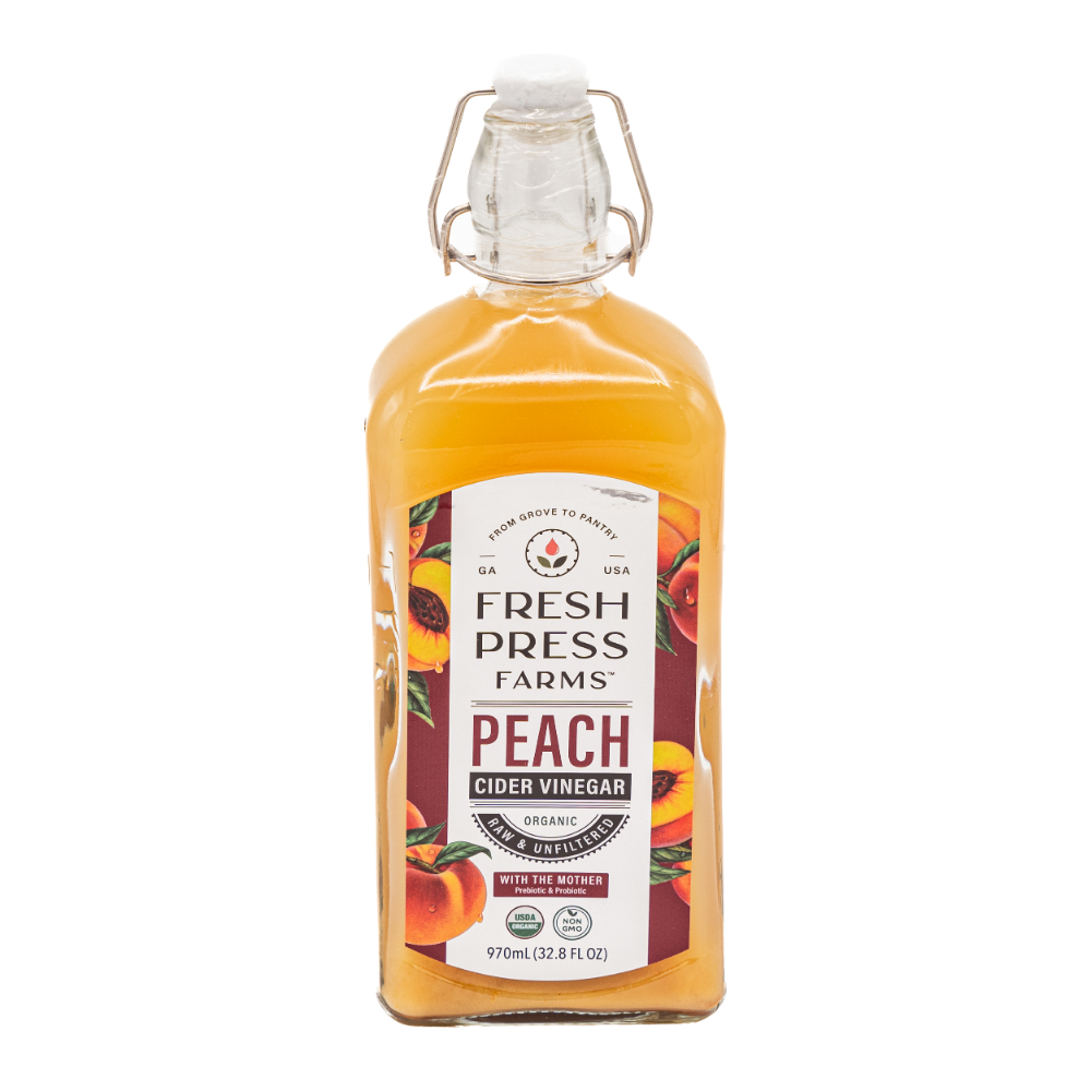 *Sprouts Exclusive* Peach Cider Vinegar – Fresh Press Farms